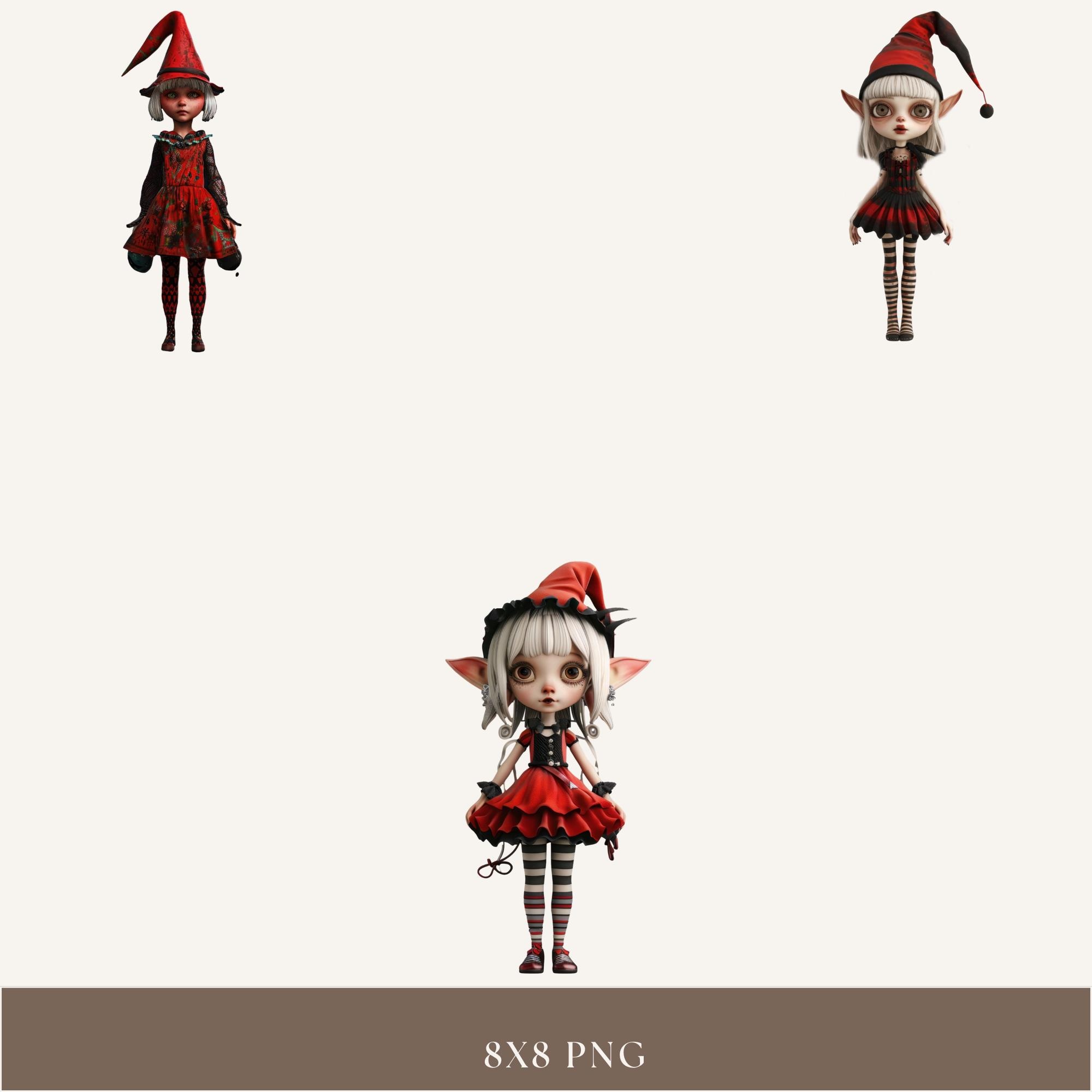 Xmas Elf Clipart, Christmas Elf Clipart, Cute Elf Sublimation Designs ...