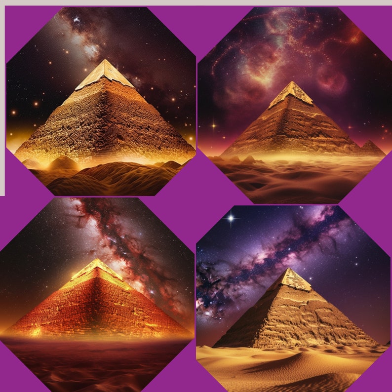 Egyptian Pyramid Digital Paper, Egyptian Print, Digital Paper ...