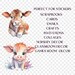 Cute Cow Clipart, Digital Download, Watercolor Clipart, Animal Clipart ...