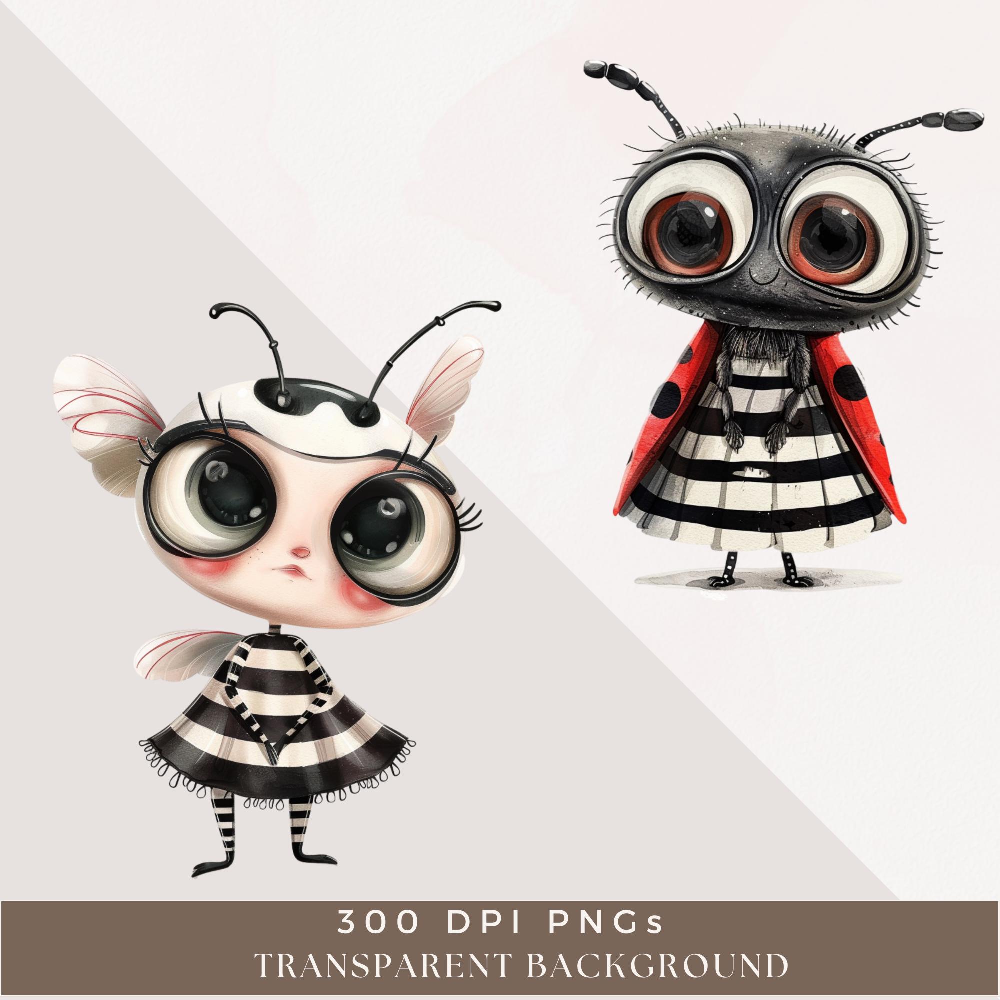 Whimsy Garden Beetle, Garden Clipart, Cute Bug Clipart, Whimsical ...