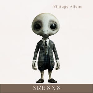 Vintage Aliens Clipart, Transparent PNG, Vintage Ghost Clipart, Ghoul ...