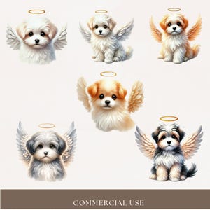 Dog Angel Clipart, Angel Dog Clipart, Dog Clipart, Pet Loss, Angel ...