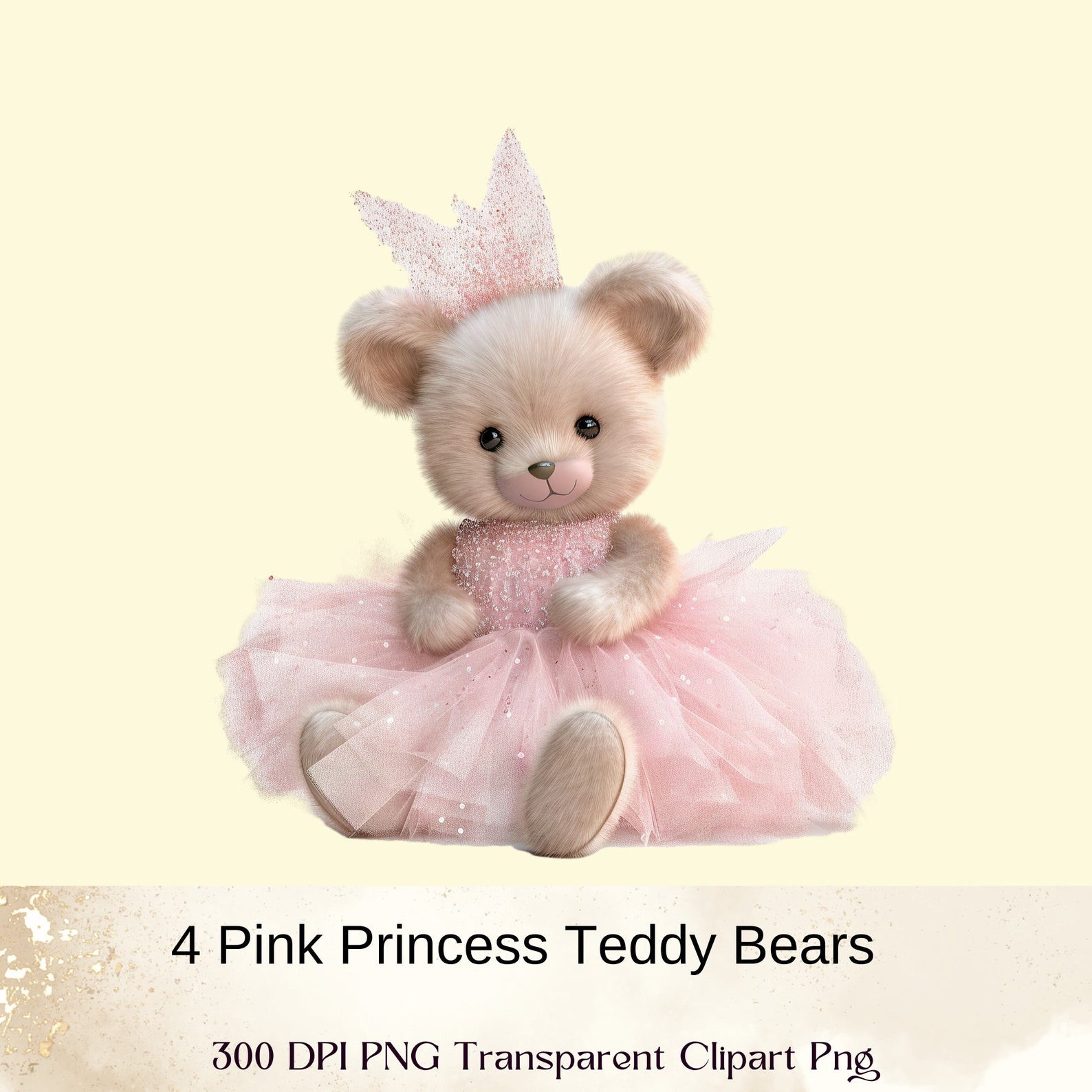 Cute Princess Teddy Bear Clipart, Teddy Bear Clipart, Princess Clipart ...