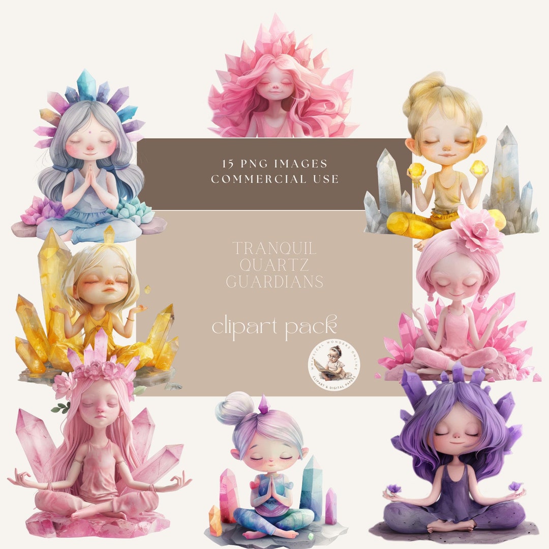 Meditation Crystal Girls, Tranquil Quartz Girls, Crystal Girls, Girls ...