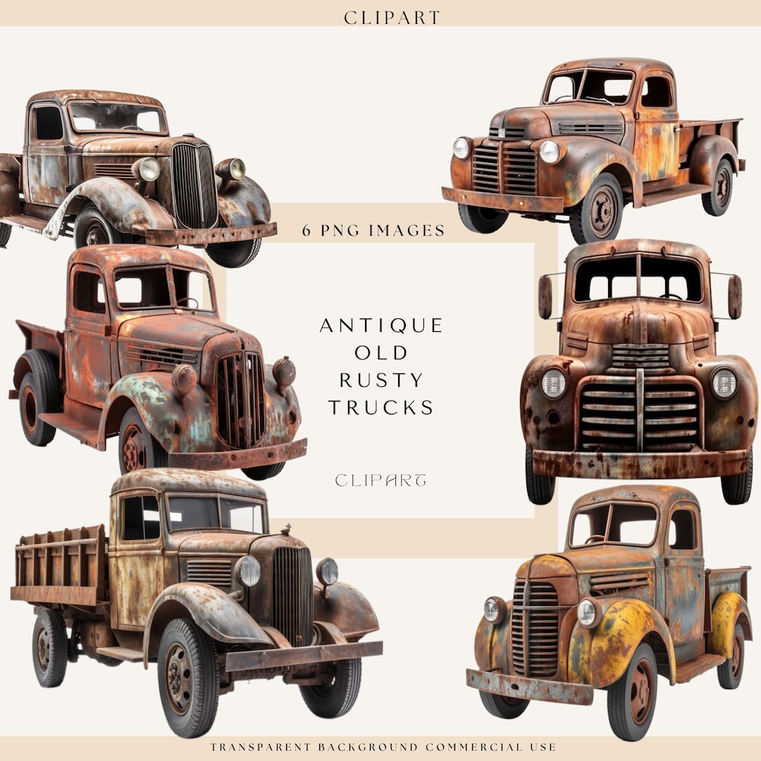 Antique Truck Clipart, Truck Clipart, Antique, Commercial Use, Vintage ...