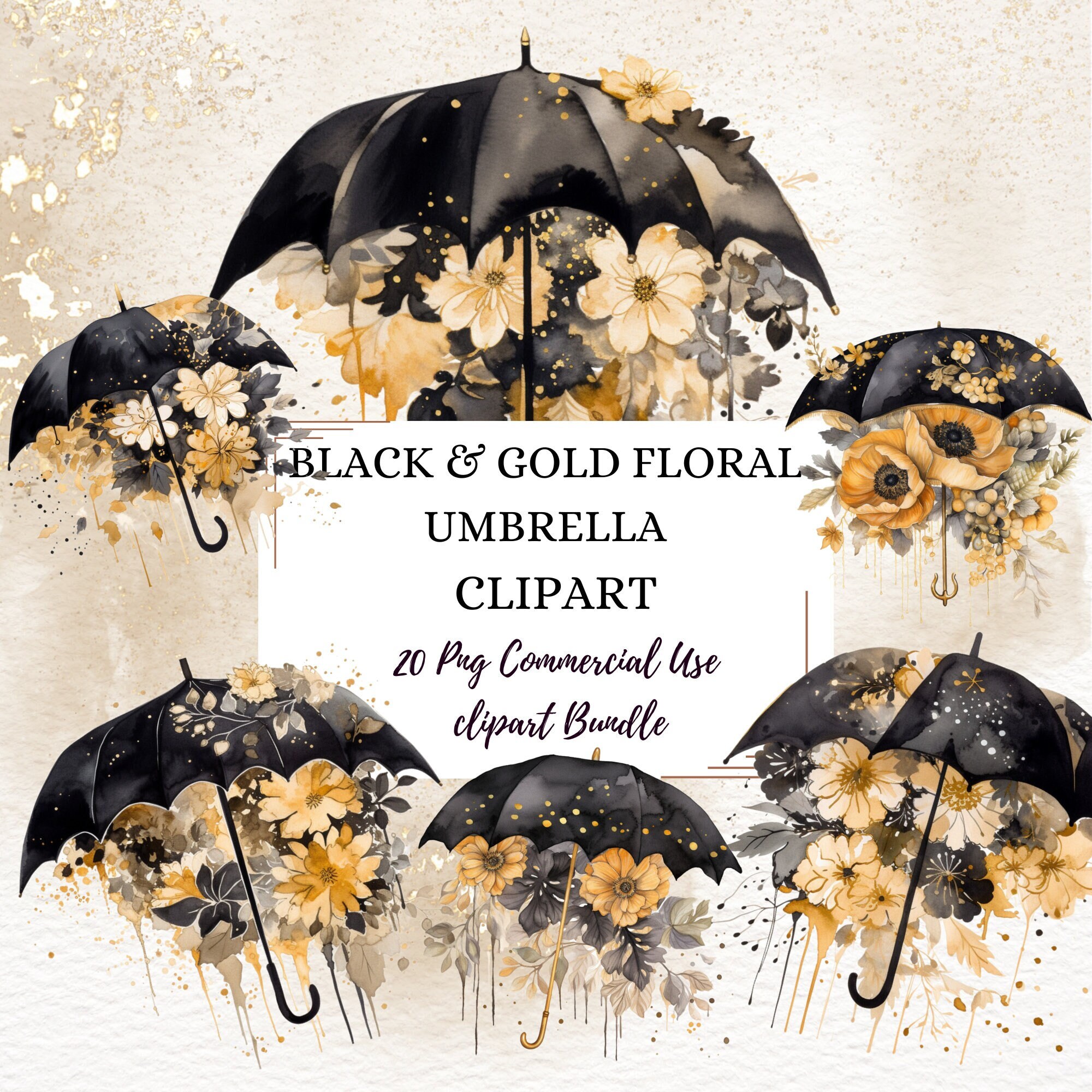 Bridal Shower Purple Umbrella Clip Art