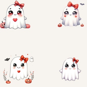 Halloween Baby, Baby Shower Clipart, Halloween Clipart, Cute Ghosts ...