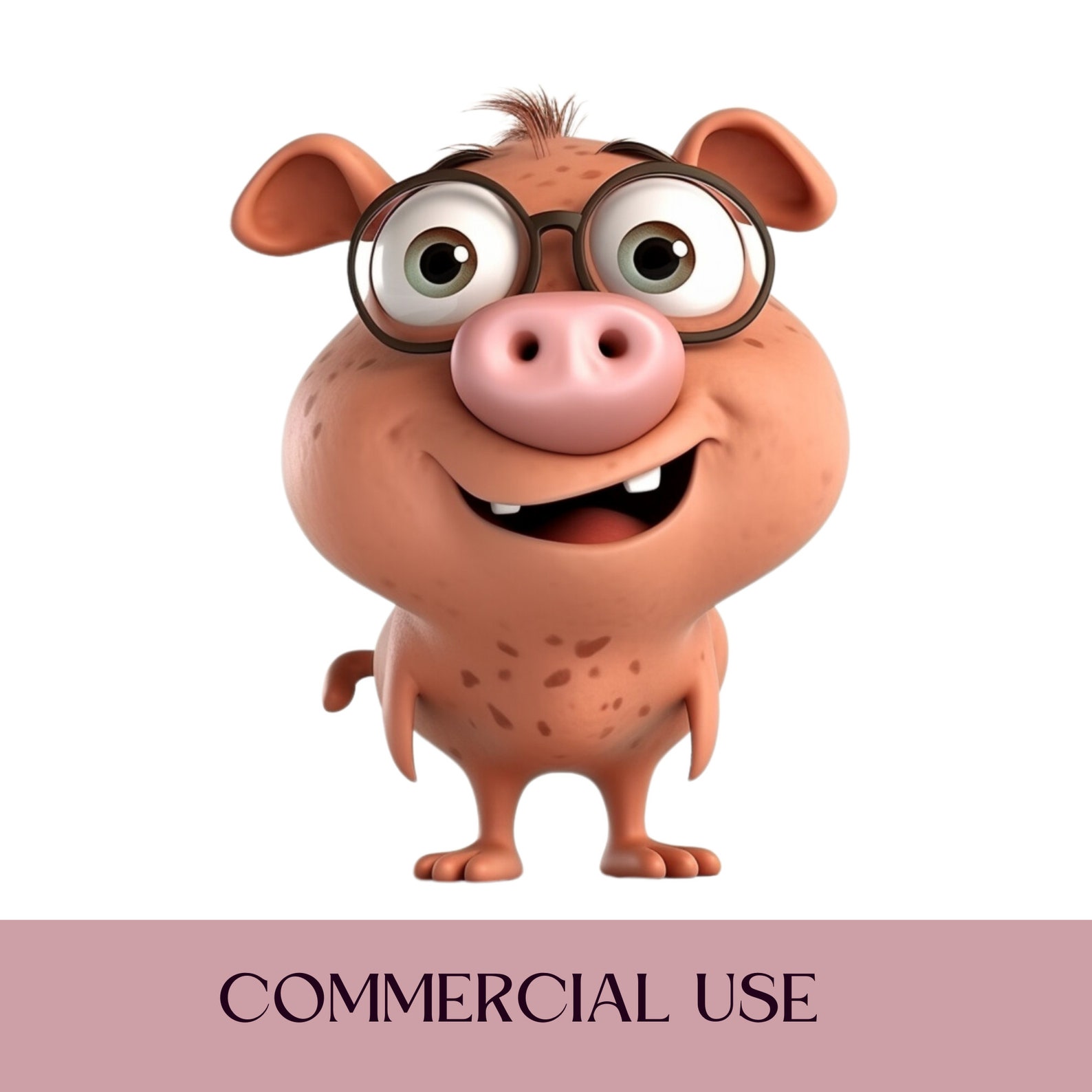 Cute Cartoon Piglets Clipart Cute Baby Piglet Bundle Clipart - Etsy