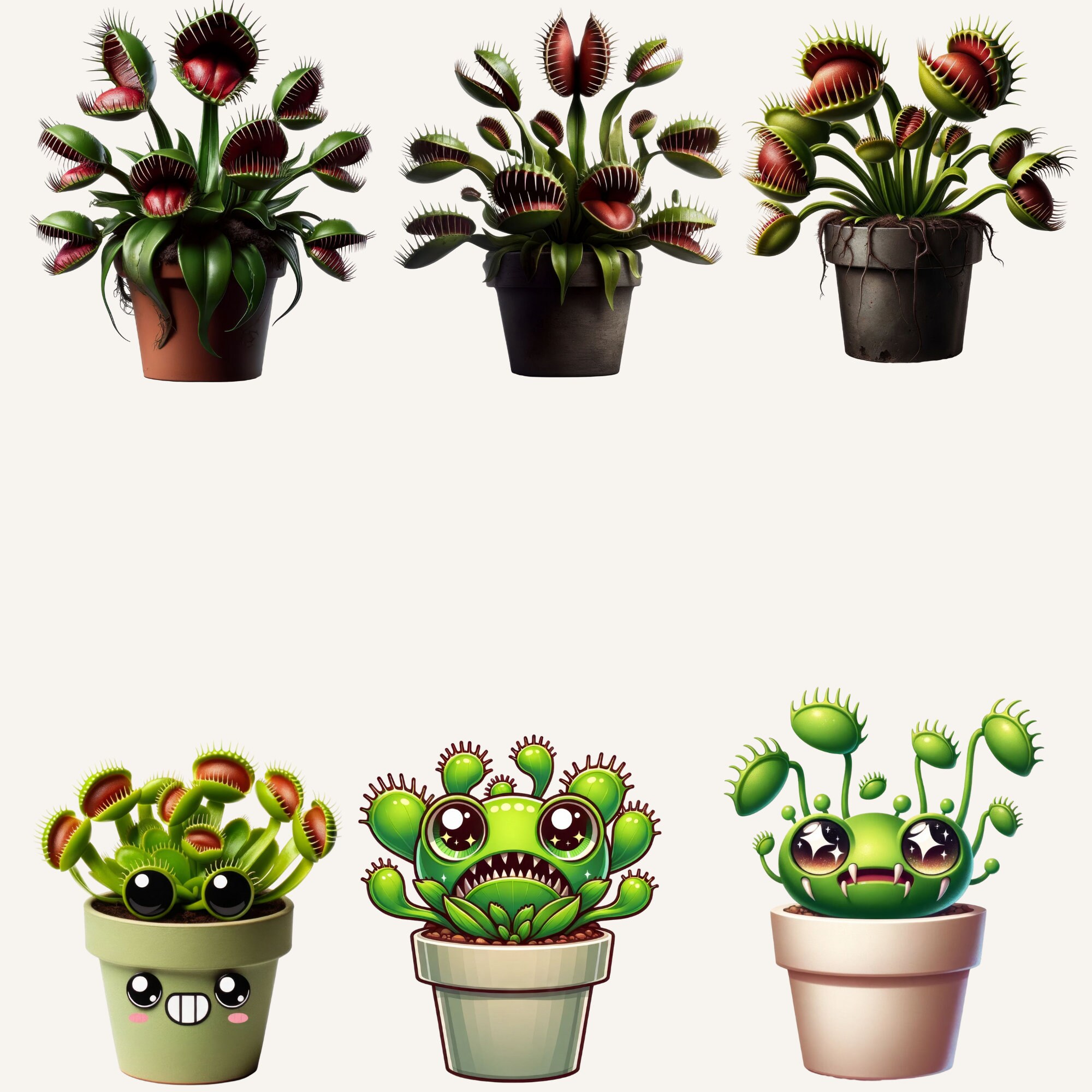 Flytrap Clipart, Venus Fly Trap Clipart, Venus Flytrap Plant, Venus ...