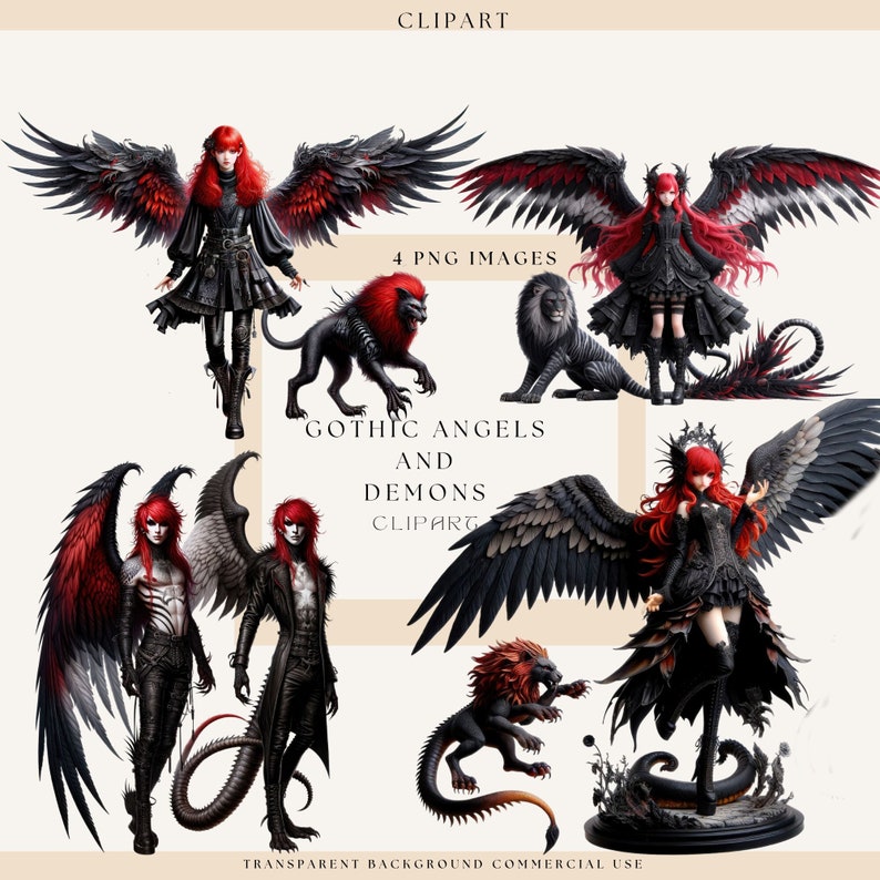 Gothic Clipart, Fallen Angels, Dark Angels, Angel Clipart, Demon Clip ...