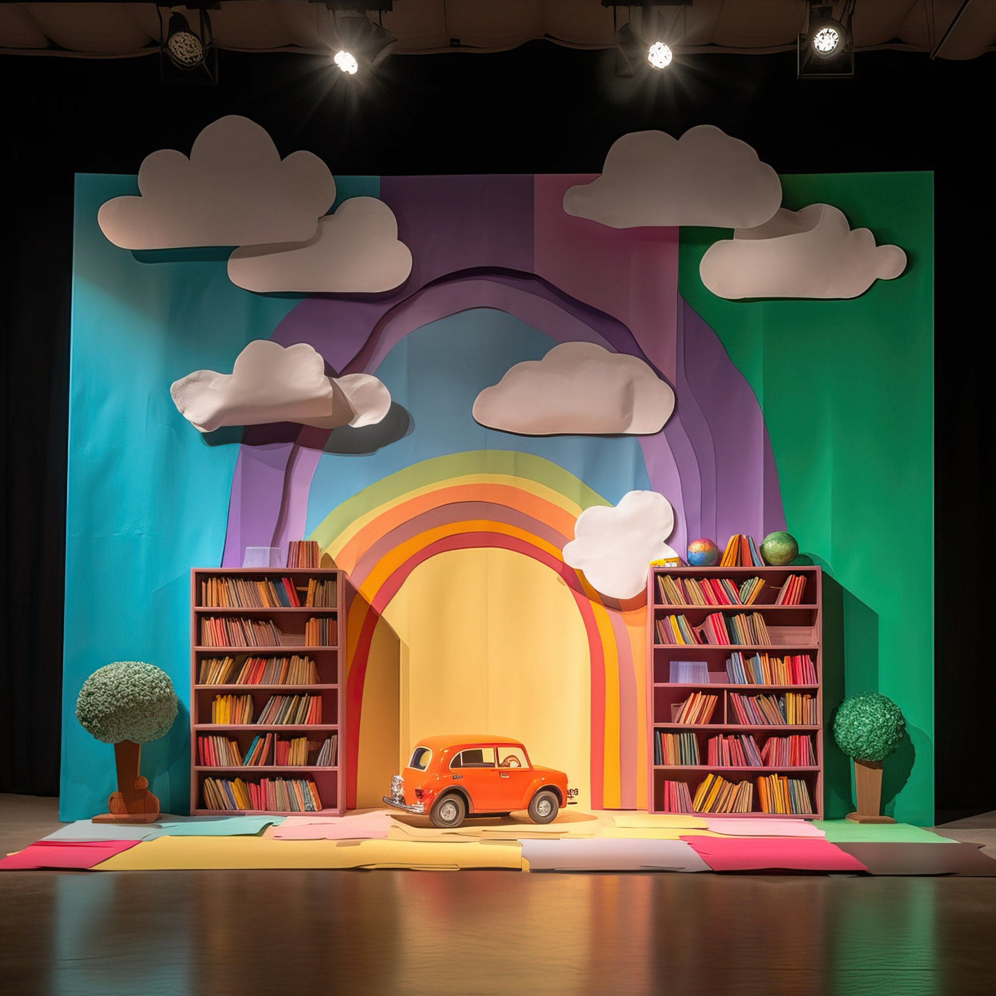 Digital Reading Background Backdrop, Studio Backdrops for Photographers ...