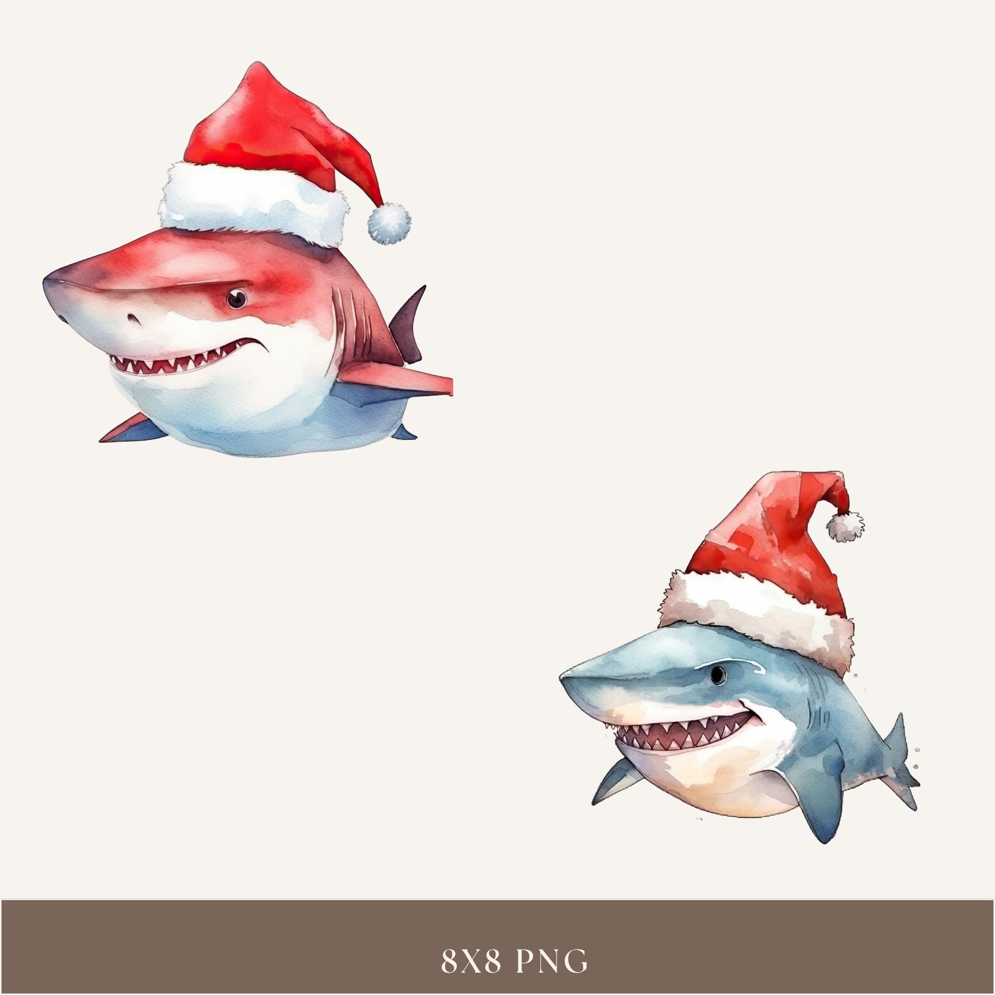 Shark Clipart, Watercolor Shark, Shark Illustration, Sharks Clip Art ...