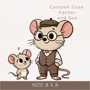 Father Son Clipart, Dad and Son Clipart, Father's Day Clipart, Cute ...