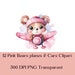 Watercolor Teddy Bear Clipart Teddy Bear Clipart Pink Teddy - Etsy