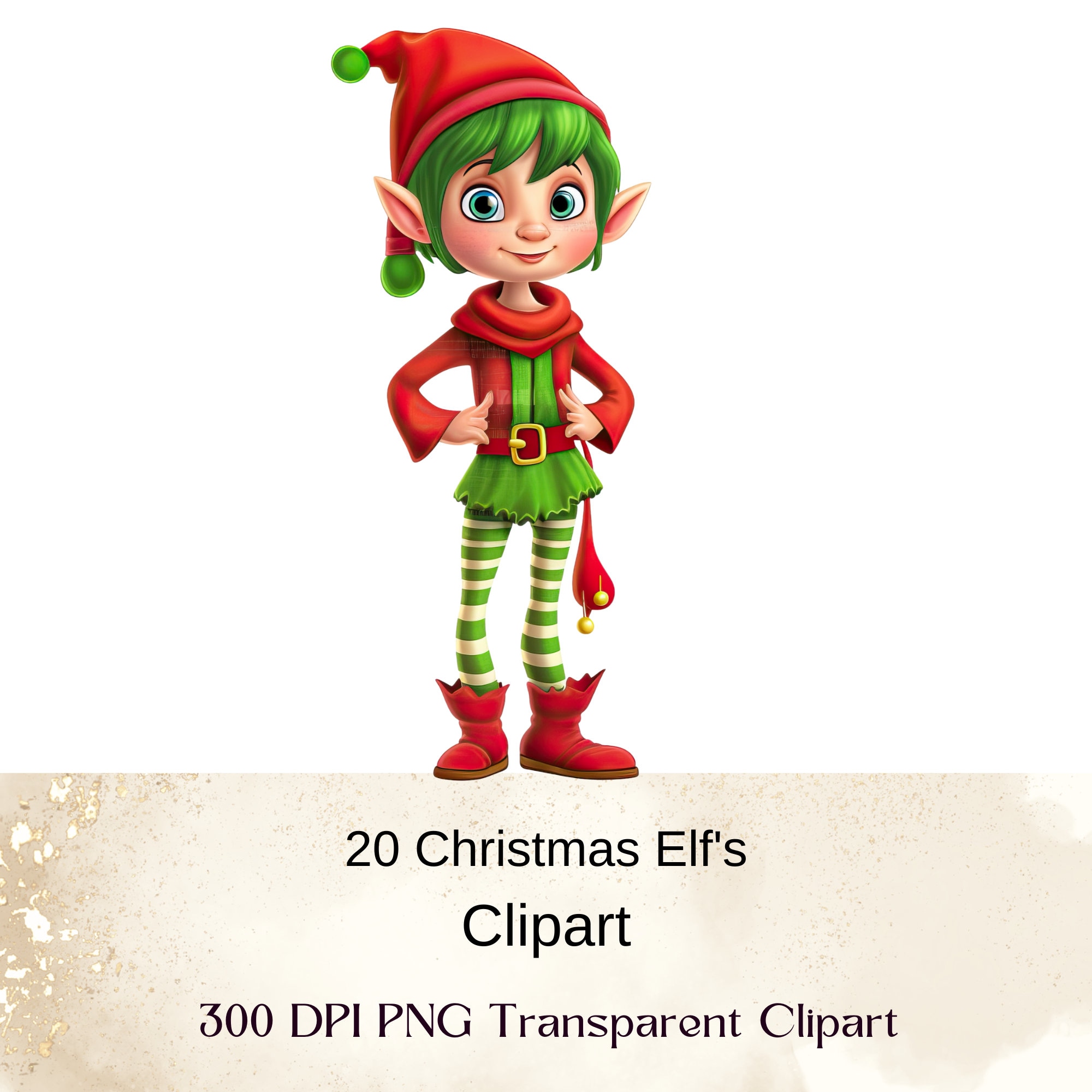 Christmas Elf Clipart, Winter Clipart, Winter Holidays, Christmas ...