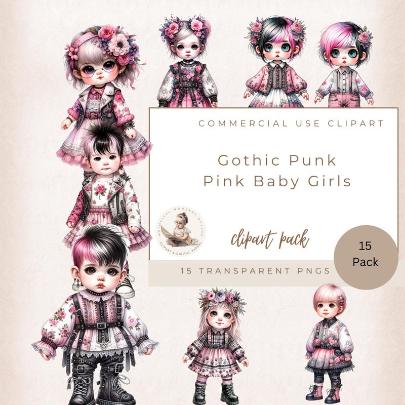 Punk Baby Card - Etsy