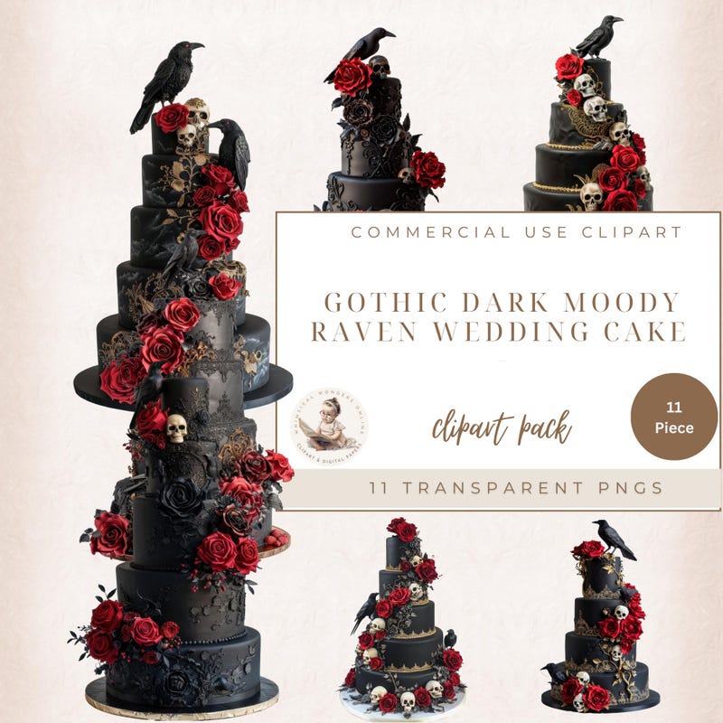 Gothic Cake Topper - Etsy