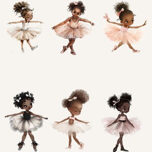 African American Ballerina, Ballerina Clipart, Watercolor Ballerina ...