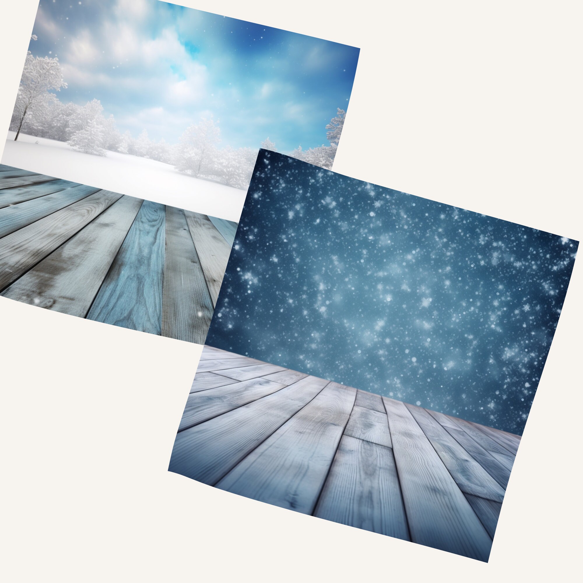 Winter Wonderland Digital Papers, Winter Wonderland Ephemera, Frost ...