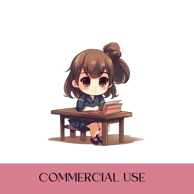 Chibi Cute Teacher Clipart Boy and Girl Back to School - Etsy