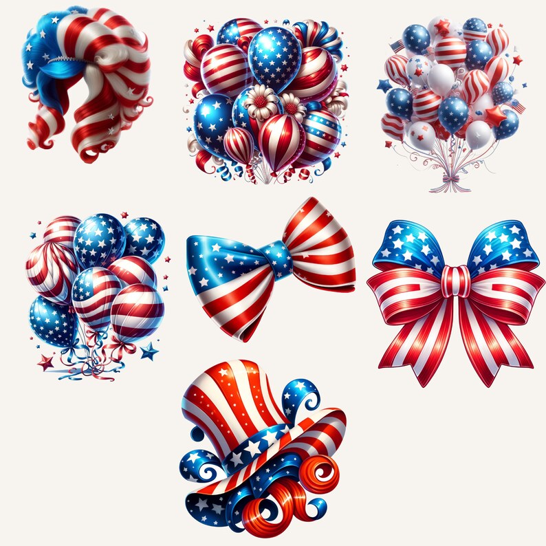 Patriotic Day Clipart, 4th of July Clipart, America Clipart, Usa ...