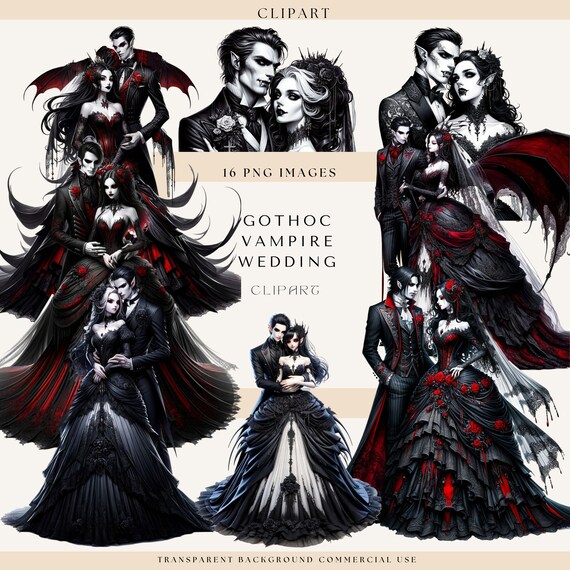 Gothic Vampire Clipart