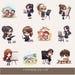 Chibi Cute Teacher Clipart, Boy and Girl Back to School Clipart, Chibi ...