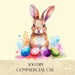 Watercolor Easter Bunny, Easter Clipart, Watercolor Bunnies, Easter ...