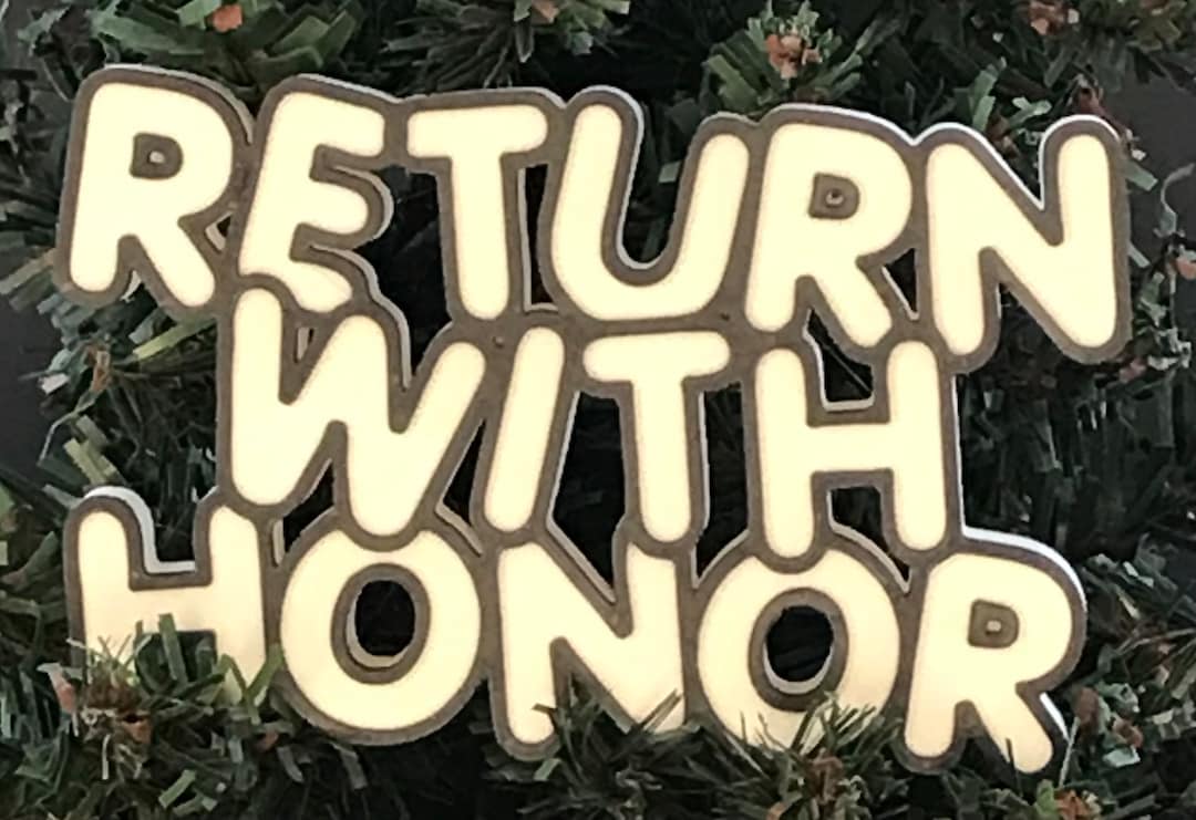 Return With Honor LDS RM Ornament - Etsy