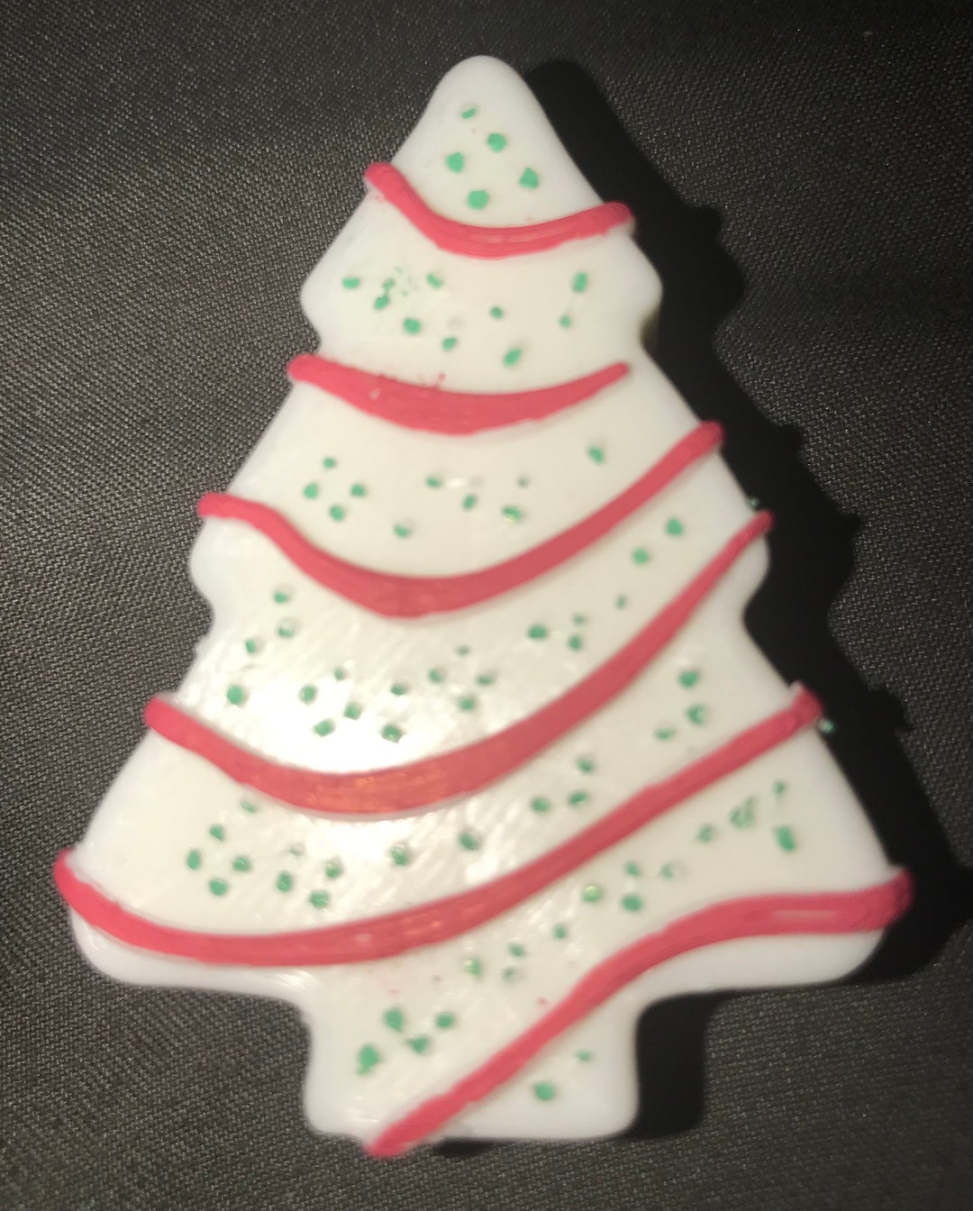 Little Debbie Inspired Christmas Tree Snack Cake Magnet - Etsy