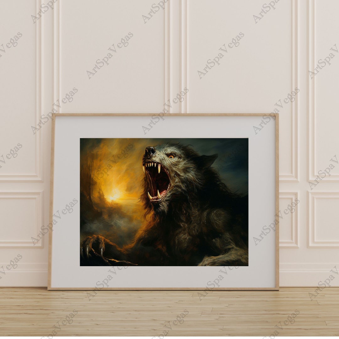 Poster howl at Dusk Classic Matte Poster Print & - Etsy