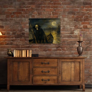 Charon Canvas Art Print: Greek Mythology Ferryman Gallery Wrap - Etsy