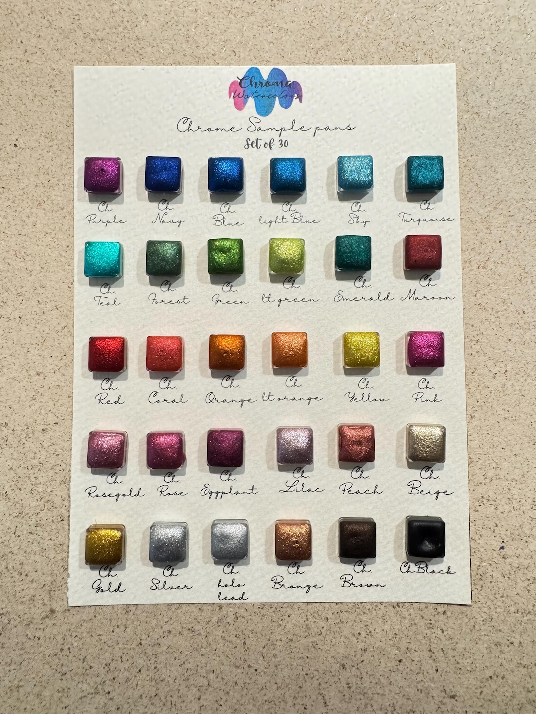 Chrome Sample Pans - Etsy