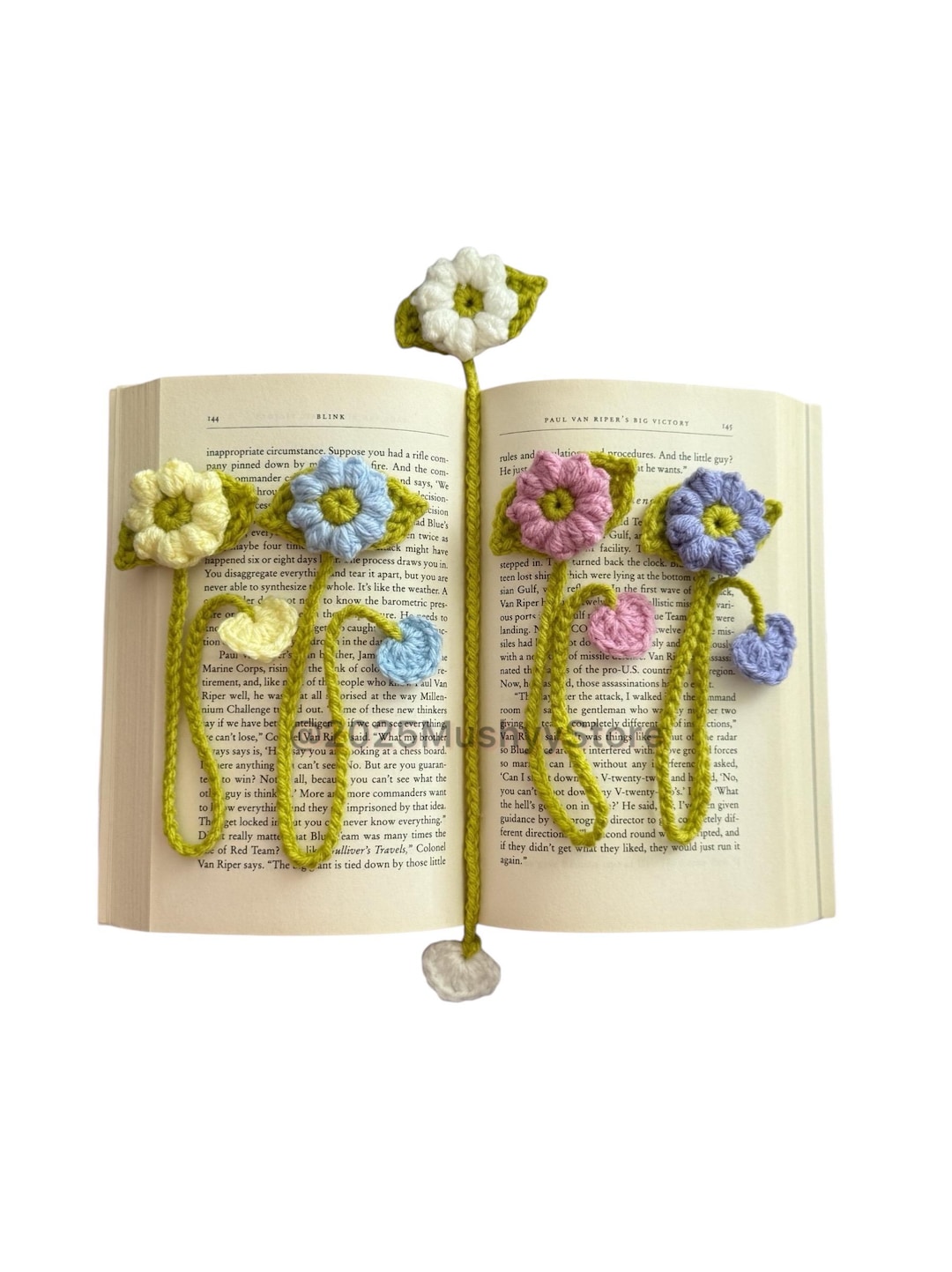Crochet Daisy Flower Bookmark Pattern EASY Beginner Friendly, Step by ...