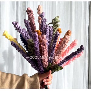 Crochet Lavender Flower Pattern: Easy DIY Floral Decor (PDF Download ...