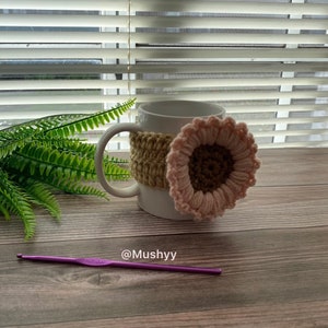Crochet Flower Mug Cozy Instant Download PDF Pattern - Etsy