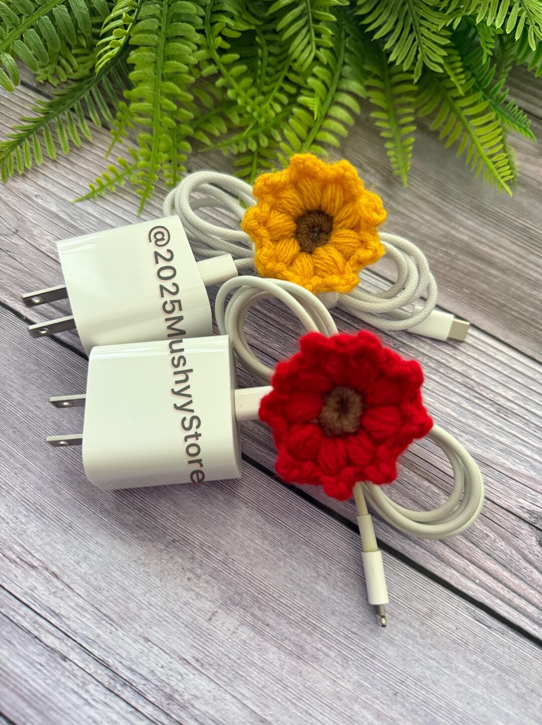Crochet Sunflower Cord Organizer Instant Download PDF Pattern Cof Cable ...