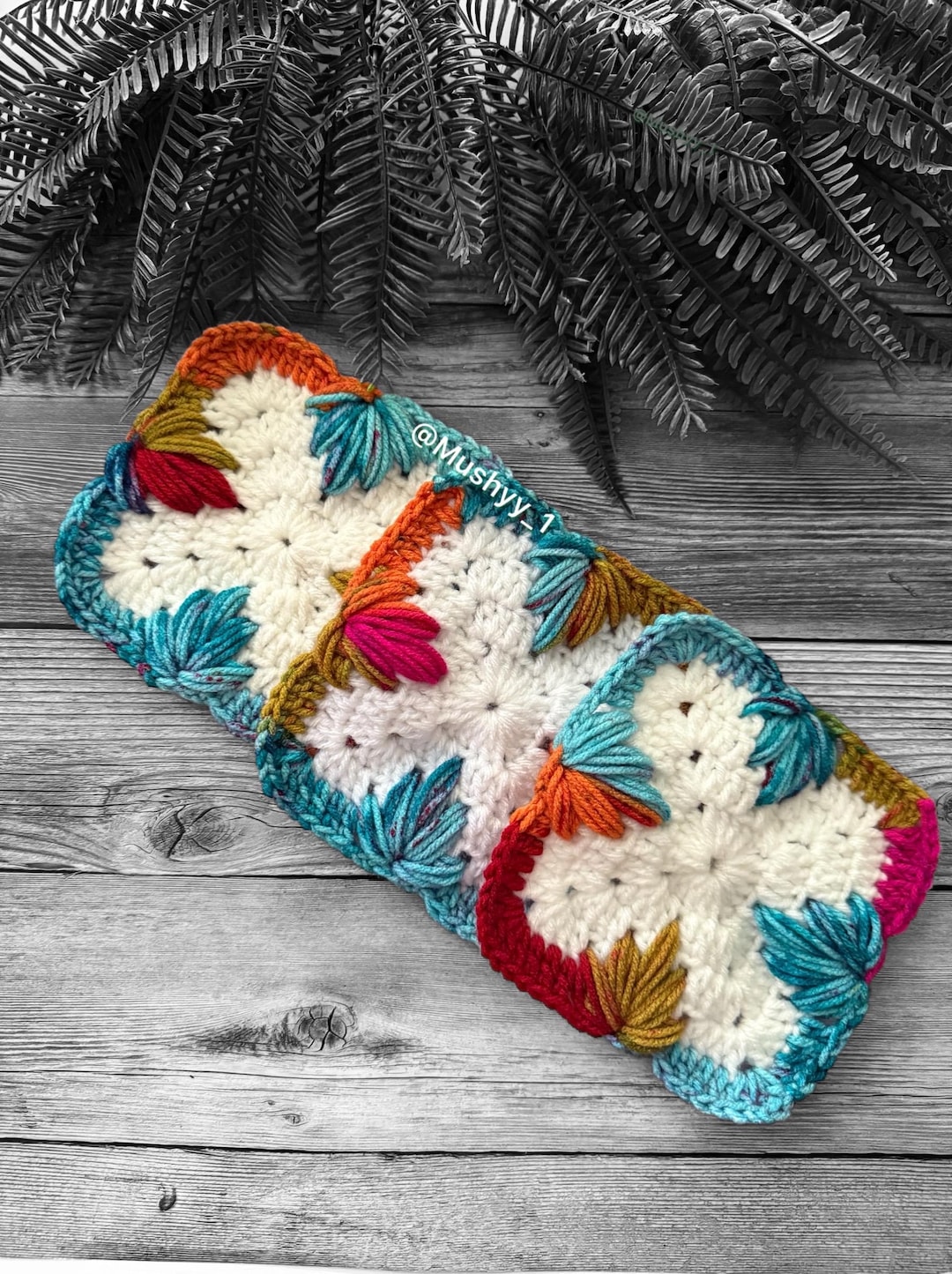 Crochet Maple Leaf Granny Square Pattern by Mushyy - Instant PDF ...