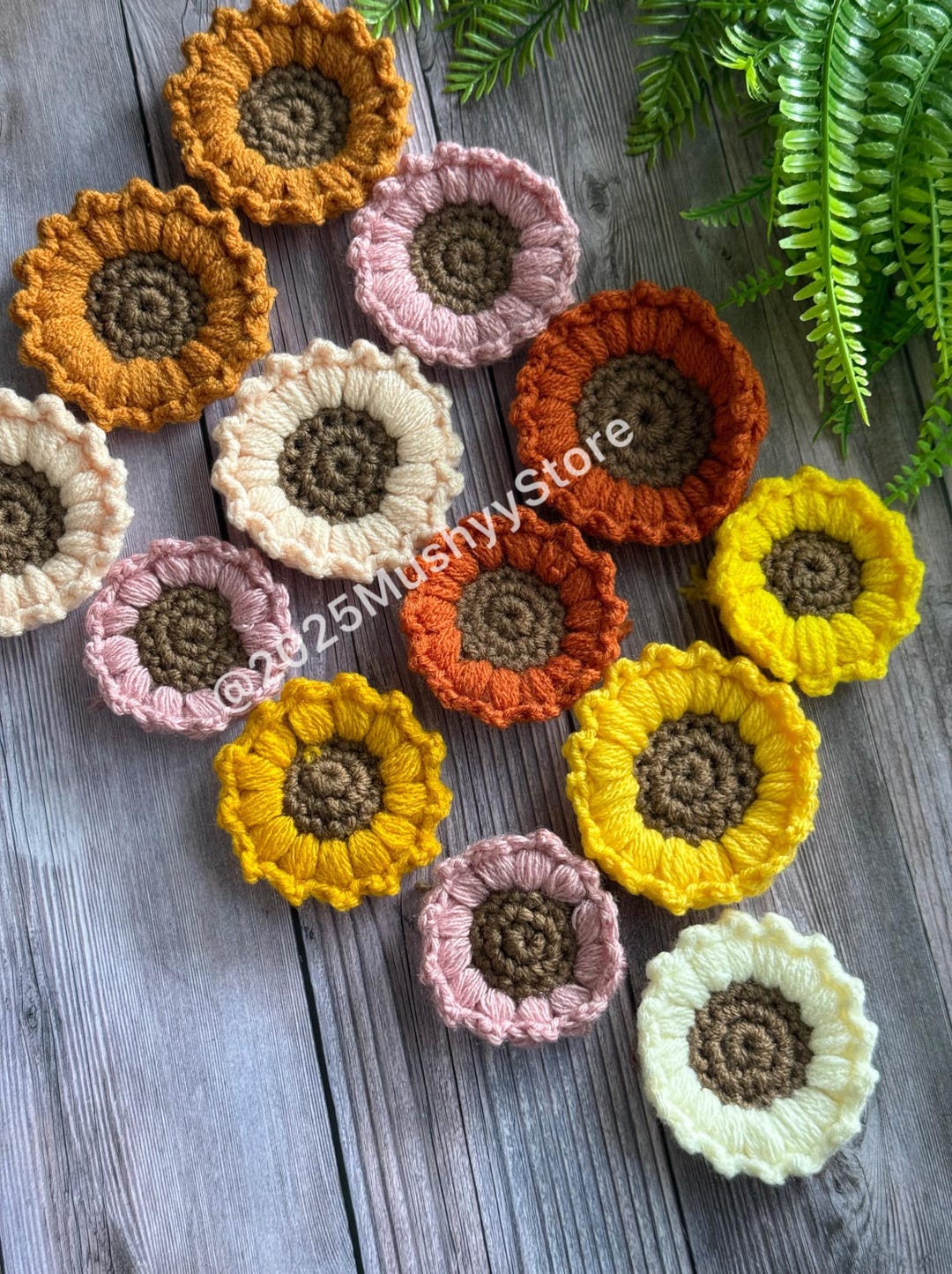 Crochet Sunflower Pattern Instant Download PDF - Etsy