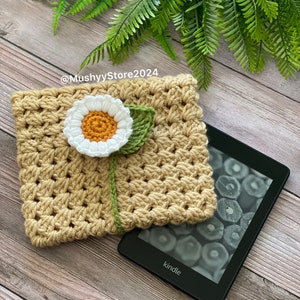Crochet Sunflower Kindle/book Cover Instant Download PDF Pattern - Etsy