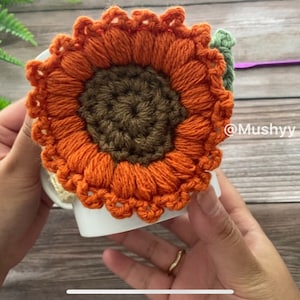 Crochet Flower Mug Cozy Instant Download PDF Pattern - Etsy