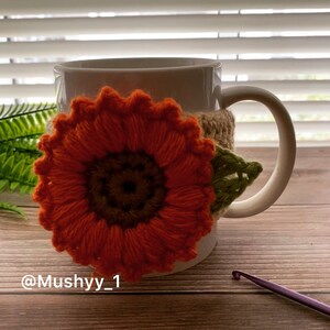 Crochet Flower Mug Cozy Instant Download PDF Pattern - Etsy