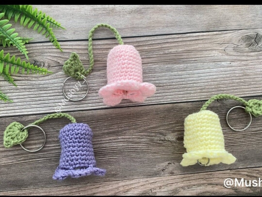 Crochet Flower Keyholder Pattern: Beginner-friendly PDF (instant ...