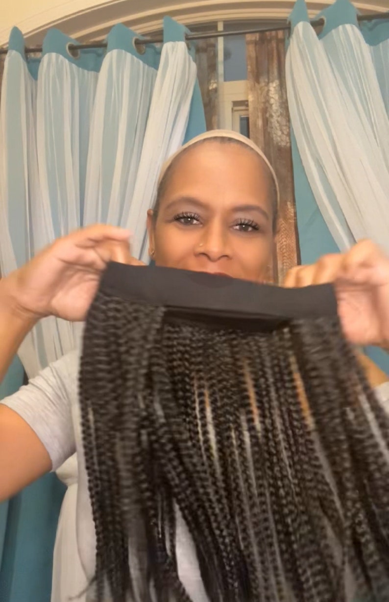 Halo Boho Box Braid Bob Band - Etsy