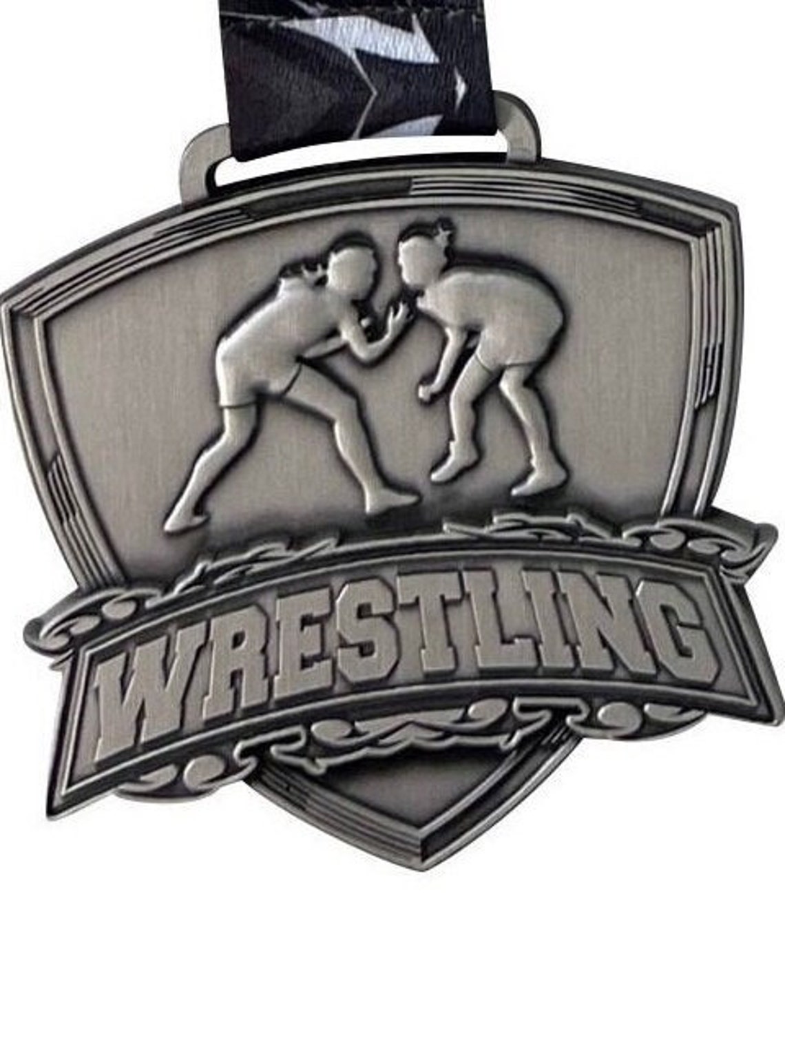 Girls Wrestling Indvidual Medals (antique Gold, Antique Silver, and ...