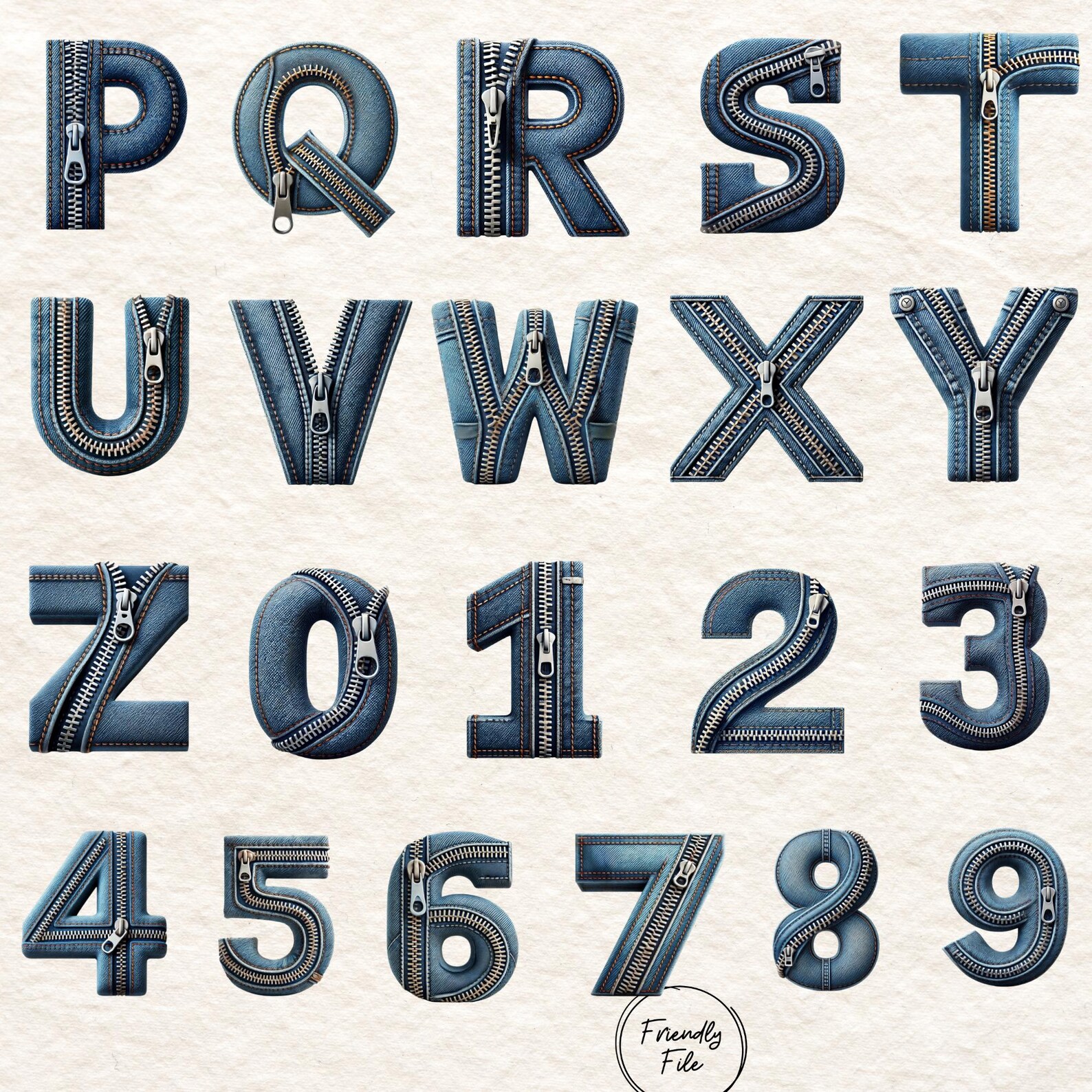Denim Alphabet, Fabric Alphabet, Jeans Lettering, Zip Letter, Font and ...
