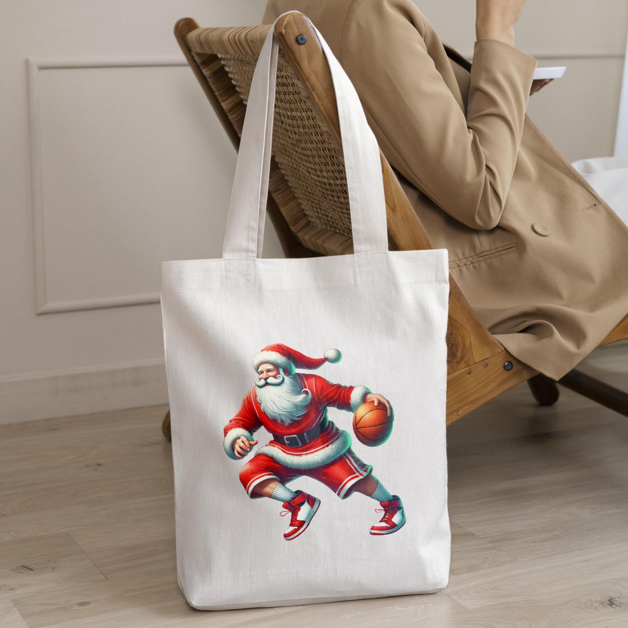 Sports Santa, Watercolor Santa Playing Sport, Santa as Dressed Sports ...