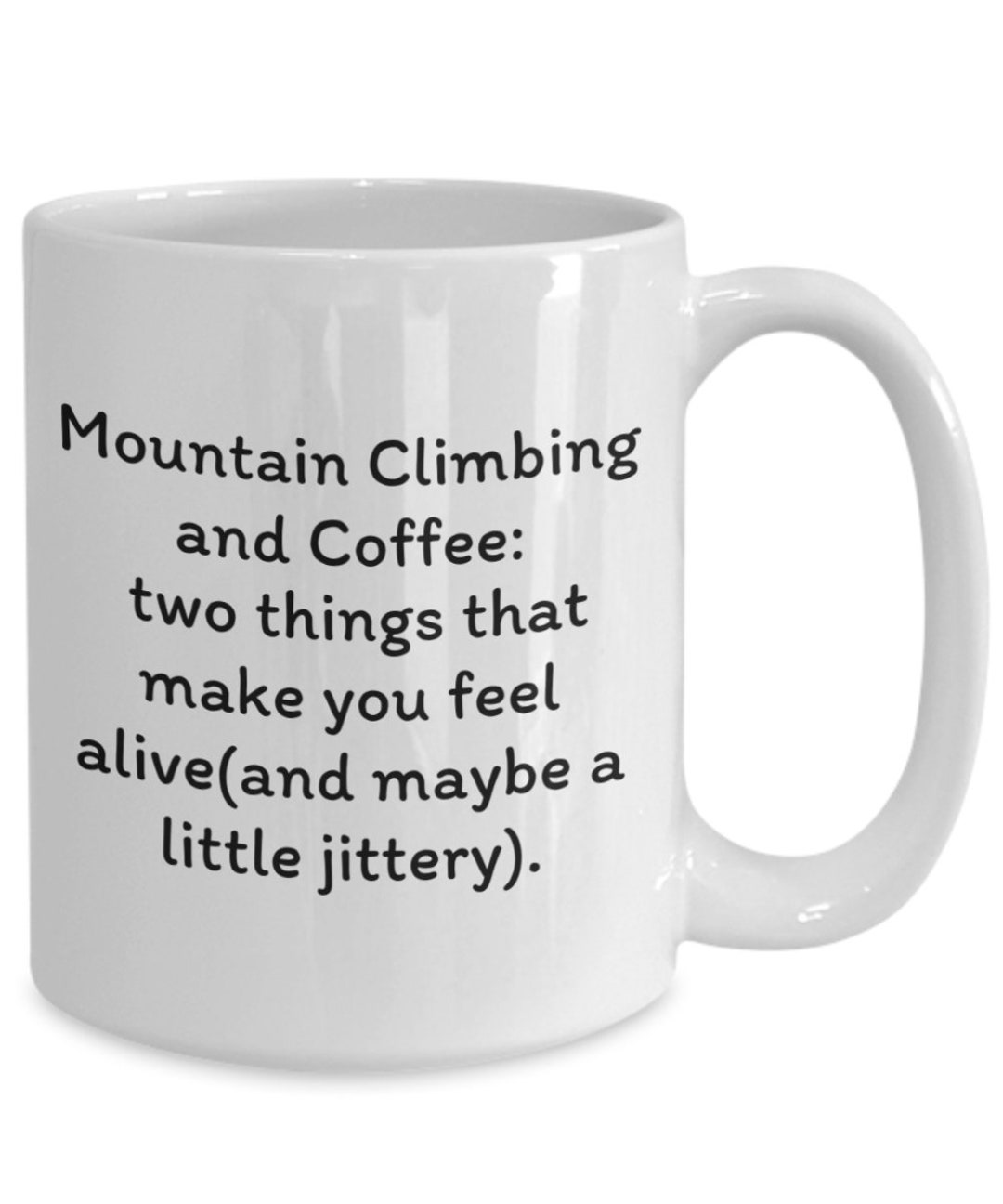 Mountain Climbing Mug, Mountain Climber Gift, Wanderlust Gift, Hiking ...