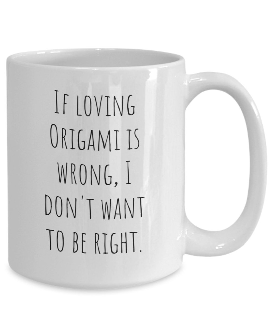 Origami Mug, Origami Lover Gift, Origami Artist Gift, Origami Obsessed ...