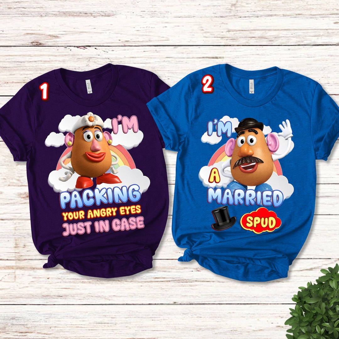 Mr and Mrs Potato Head Shirtstoy Story Couple - Etsy